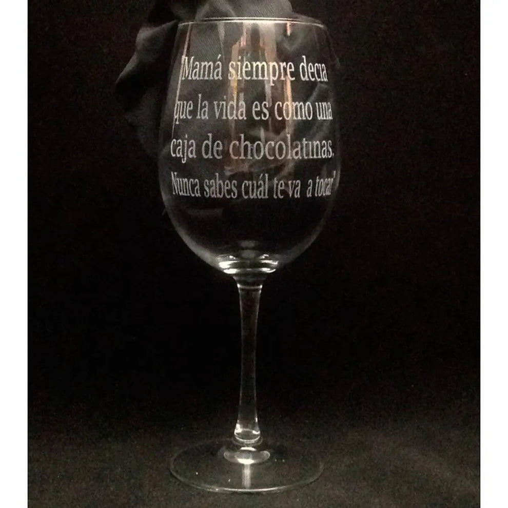 Copa de Vino Personaliza como desee - Regalo Grabado